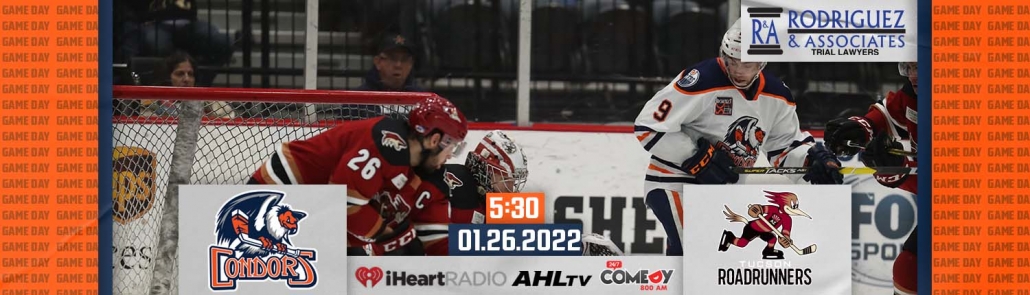 GAME PREVIEW: Condors @ Tucson – BakersfieldCondors.com