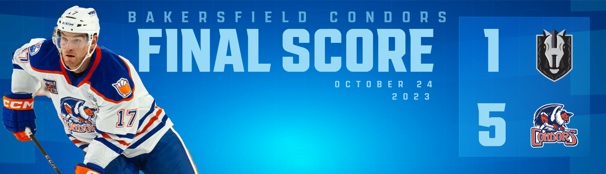 GAME RECAP: Condors 5, Knights 1 – BakersfieldCondors.com