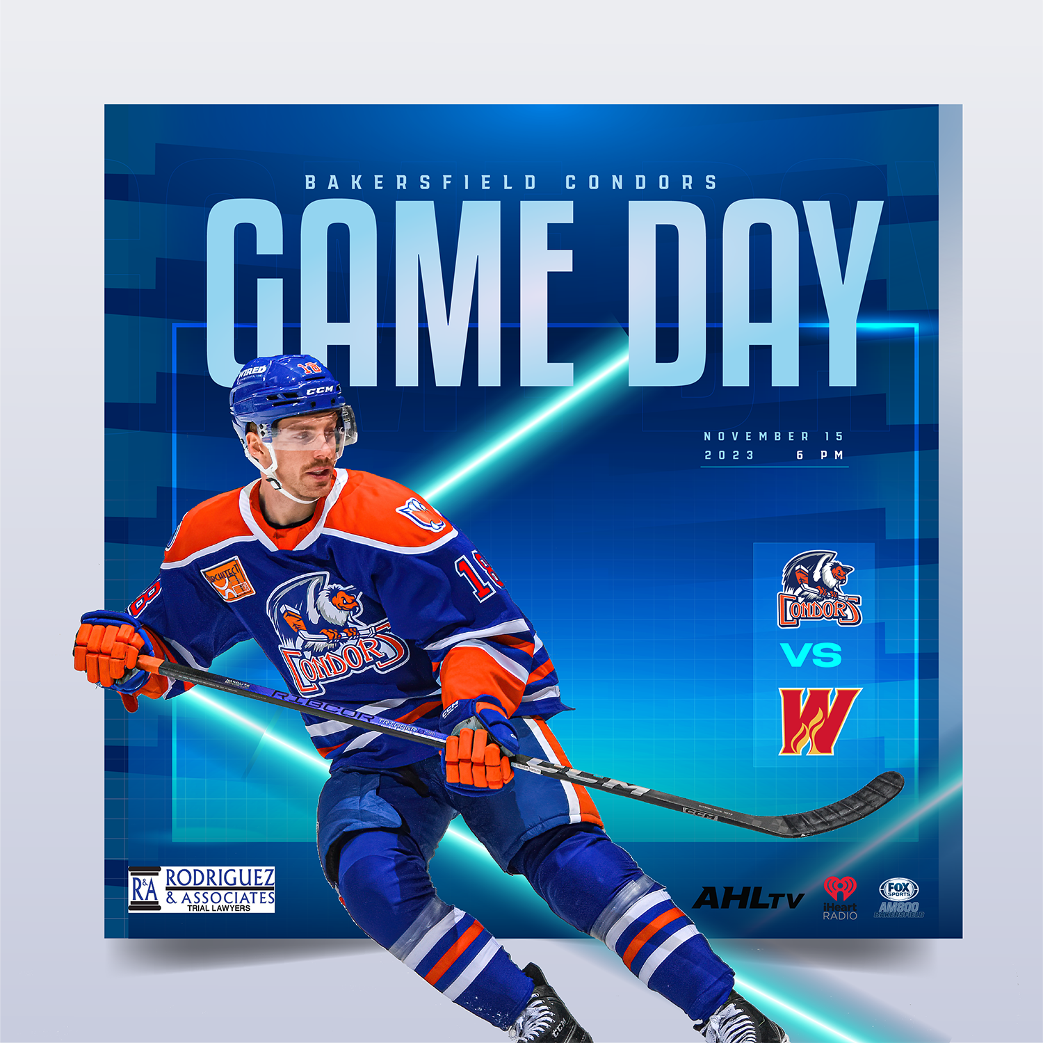 GAME PREVIEW: Condors @ Wranglers, 6 p.m. – BakersfieldCondors.com