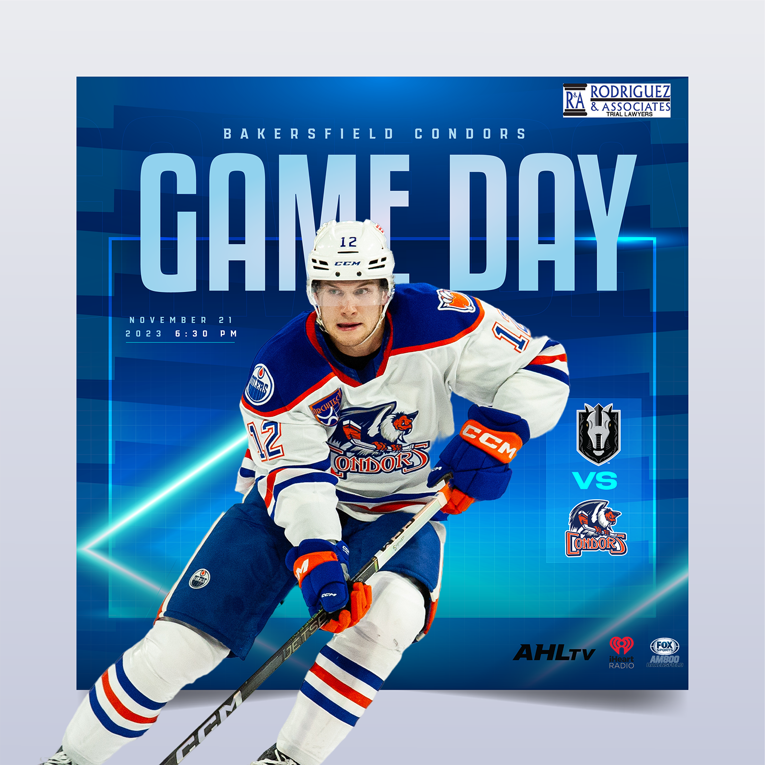 GAME PREVIEW: Condors v Silver Knights, 6:30 p.m. – BakersfieldCondors.com