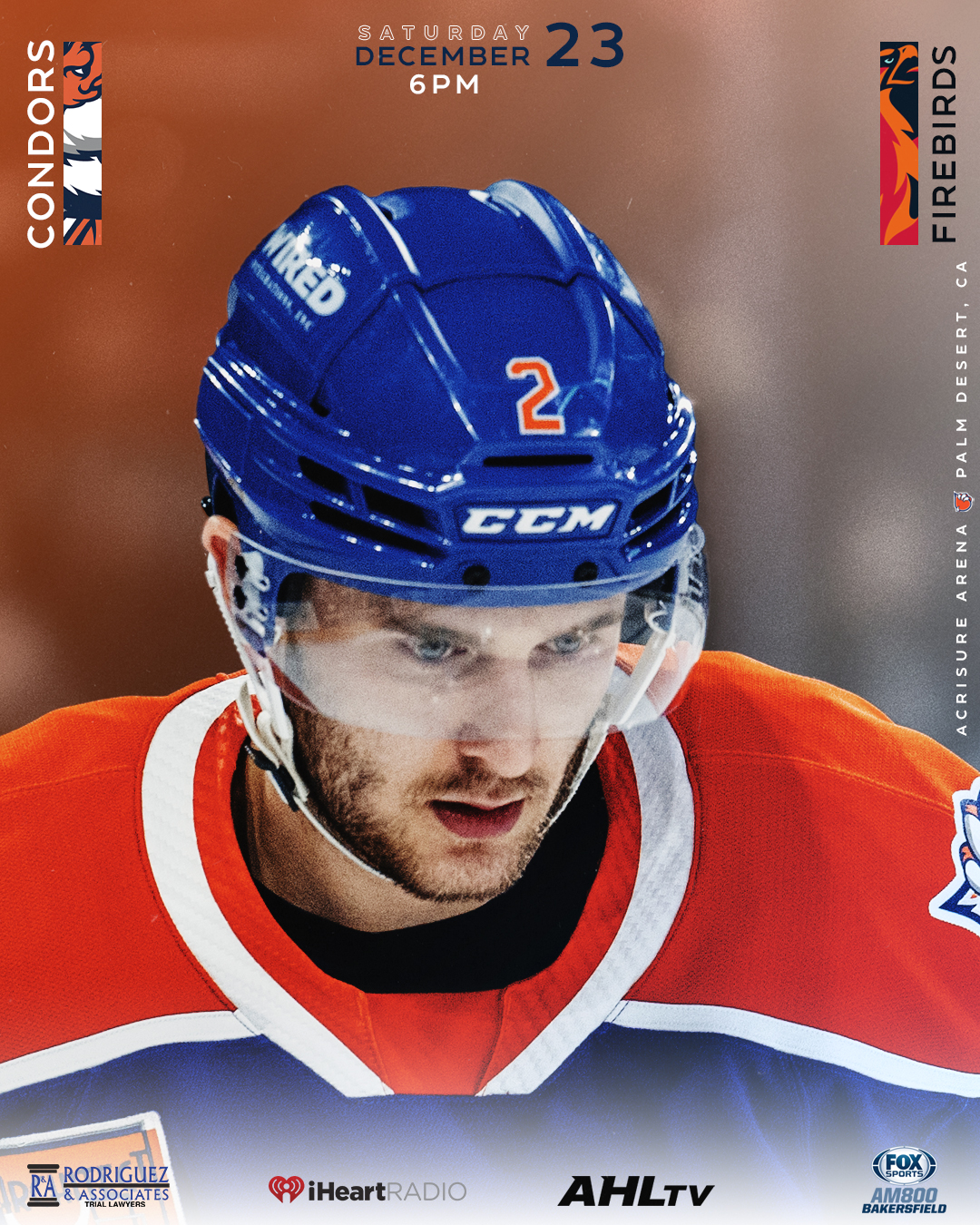 GAME PREVIEW: Condors @ Firebirds, 6 p.m. – BakersfieldCondors.com