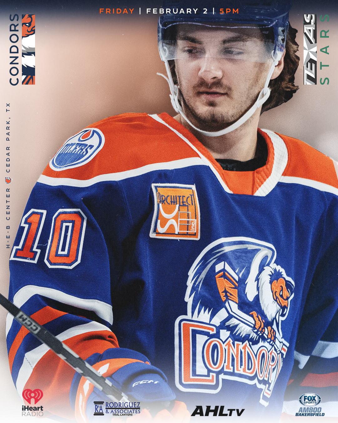 GAME PREVIEW: Condors @ Stars, 5 p.m. – BakersfieldCondors.com