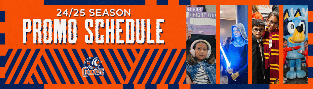 Jam Packed Promo Schedule Unveiled! – BakersfieldCondors.com