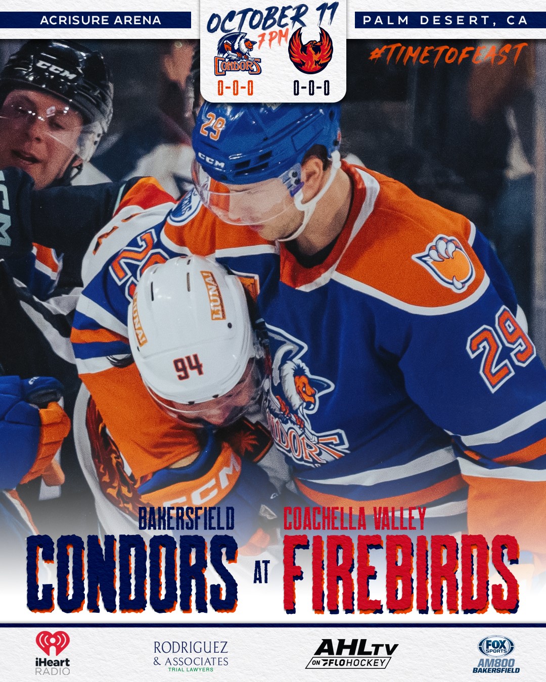GAME PREVIEW: Condors @ Firebirds, 7 p.m. – BakersfieldCondors.com
