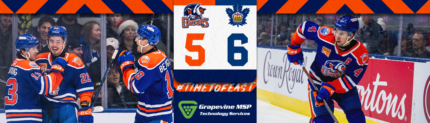 GAME RECAP: PETROV SCORES TWICE IN CONDORS OT LOSS – BakersfieldCondors.com