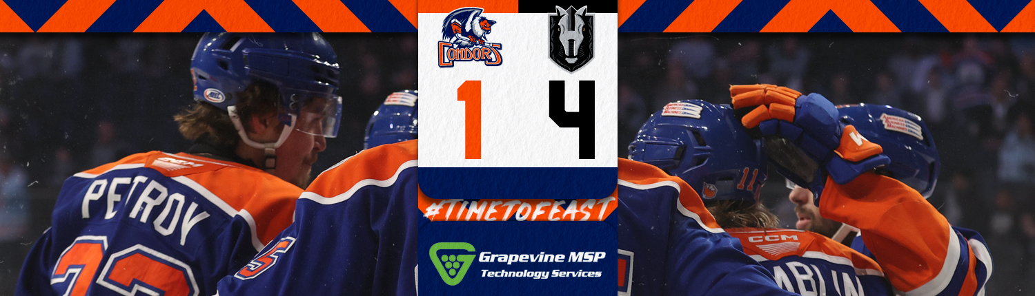 GAME RECAP: HAMBLIN SCORES IN CONDORS LOSS – BakersfieldCondors.com