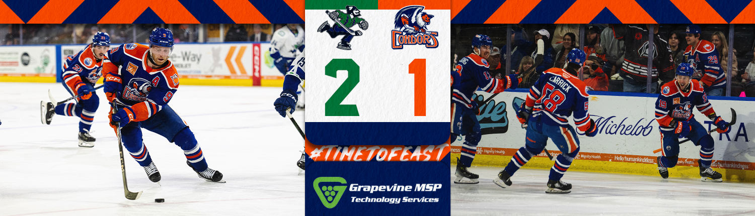 GAME RECAP: CONDORS SUFFER HEARTBREAKER AGAINST CANUCKS ...