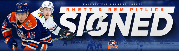Condors sign Pitlick brothers – BakersfieldCondors.com