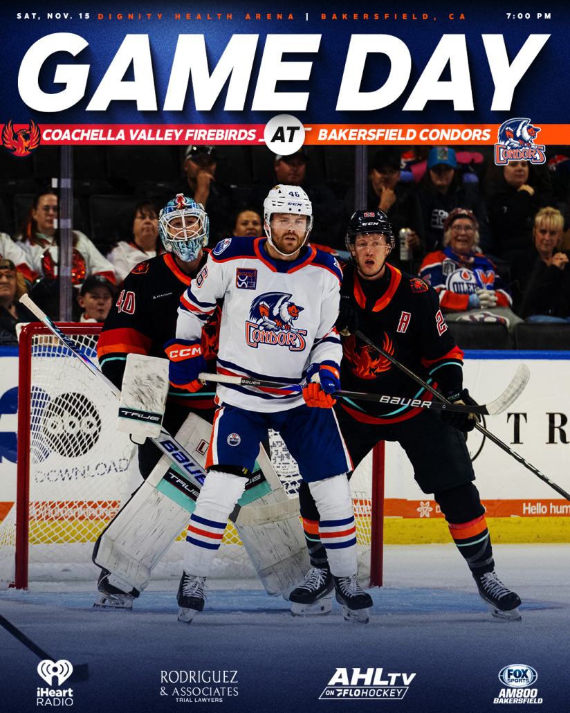GAME PREVIEW: Condors vs Firebirds, 7 p.m. – BakersfieldCondors.com